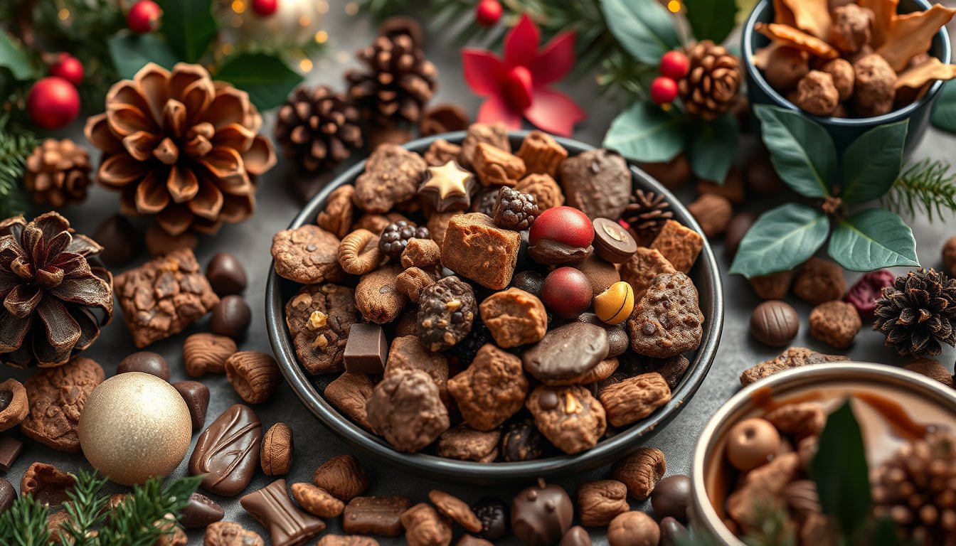 Brittle and chocolate clusters for holiday snack tables – Hill Country ...